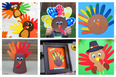 Easy Turkey Handprint Craft for Kids - Activity Kits For Kids